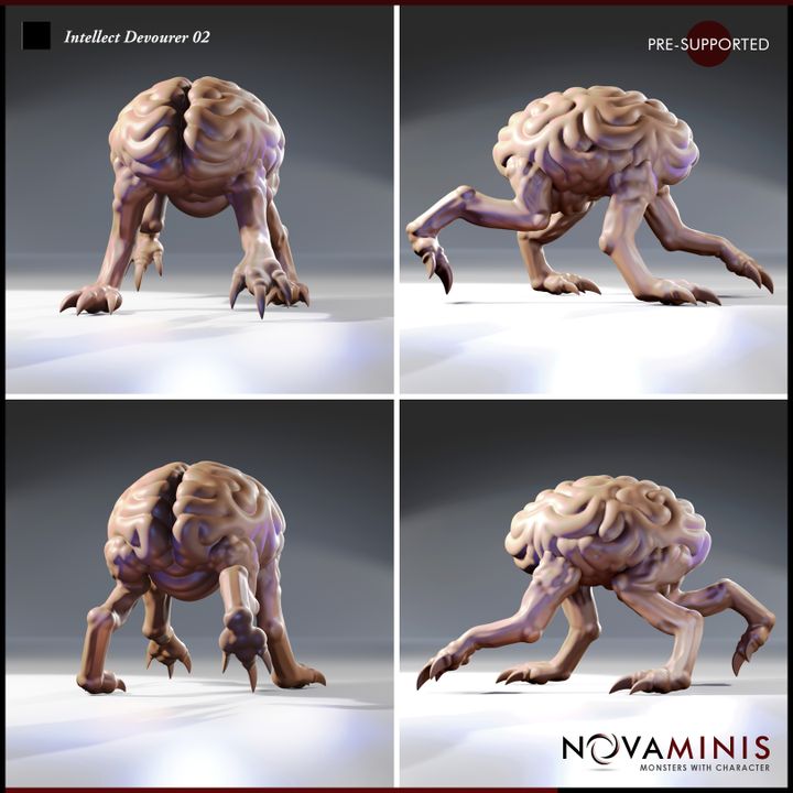 3D Printable Intellect Devourer 02 by NovaMinis